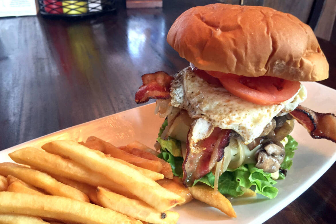 Kailua town pub specialty burger Kailua Town Pub Grill